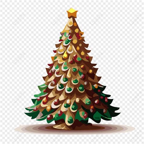 투명 크리스마스 트리 벡터상표만화클립 아트 Png 일러스트 무료 다운로드 Lovepik