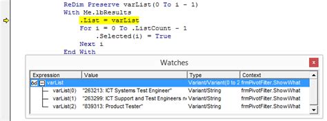 Excel VBA Listbox Not Updating To Reflect New Source List When Called From Itself Stack Overflow