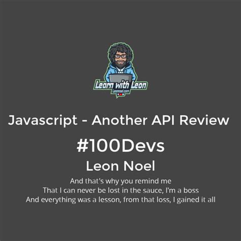 100devs Another Api Review