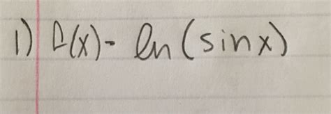 Solved Find The Derivative Chegg Com
