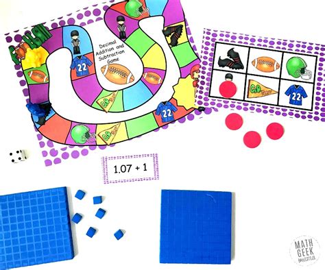FREE Adding Subtracting Decimals Game For Grades