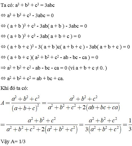 Cho A3 B3 C3 3abc Giải Pháp Và Ứng Dụng Toán Học