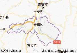 泰和县各乡镇地图 泰和县 泰和县马市镇 大山谷图库