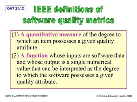 Introduction To Software Quality Metrics Pptx