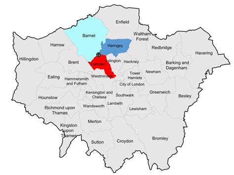 London Borough Tri Points — Richard Gower