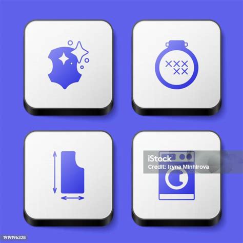 세트 가죽 라운드 조절 가능한 자수 후프 바느질 패턴 및 와셔 아이콘 흰색 사각형 버튼입니다 벡터 가사 집안일에 대한 스톡 벡터 아트 및 기타 이미지 Istock