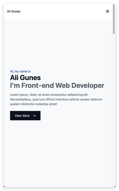 Github Aligunesvsimple Portfolio Template Simple Portfolio Template Built With Reactjs And