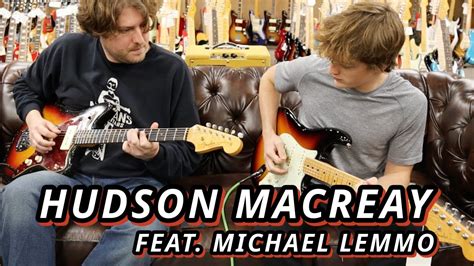16 Years Old Hudson Macready Jamming With Michael Lemmo Youtube