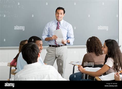 Teacher Talking To Class