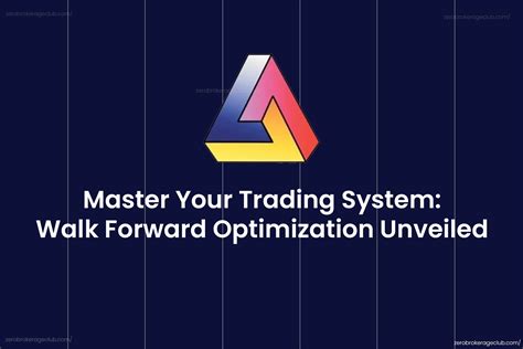 Walk Forward Optimization Unveiled Master Your Trading System Zerobrokerageclub