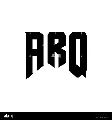 Arq Letter Logo Design For Technology Company Arq Logo Design Black