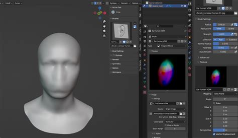 在 blender 中如何使用 vdm 笔刷进行高效雕刻？ csdn博客
