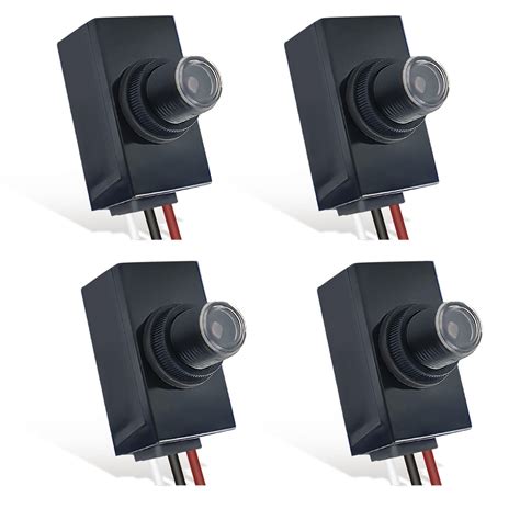4 Packs Dusk To Dawn Sensor For Outdoor Lighting 110 240v Photoelectric Switch Photocell Light 4 Packs Dusk To Dawn Sensor For Outdoor Lighting 110 240v Photoelectric Switch Photocell Light