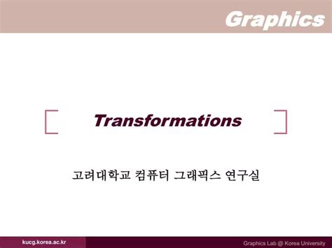 PPT Transformations PowerPoint Presentation Free Download ID
