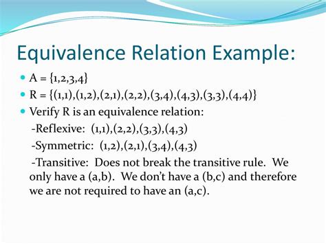 4 5 equivalence relations ppt download