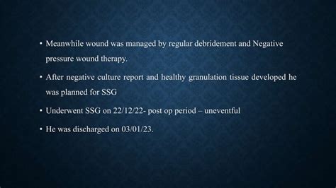 Necrotising Soft Tissue Infection With Infective Endocarditis 1pptx