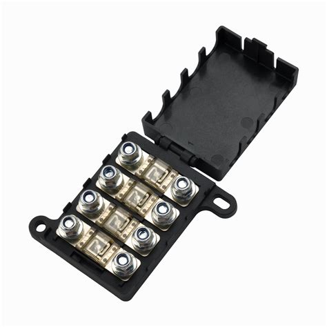 Automotive Car Pa66 4 Way Midi Mega Dc Fuse Holder Block Box Fuse Holder And Fuse Stand