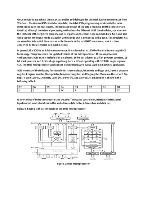 Gnusim8085 Is A Graphical Simulator Pdf Pointer Computer Programming Computer Program