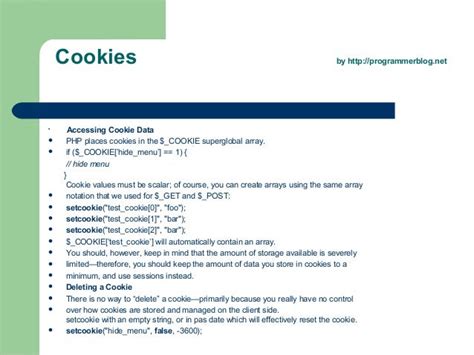 Php Ssession Cookies Introduction