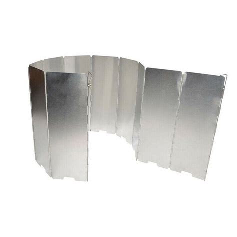 Buy 10 Plates Foldable Aluminum Camping Cooker Wind Shield For Bbq
