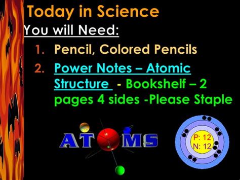 Power Notes Atomic Structure PPT