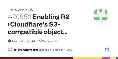 Enabling R2 Cloudflares S3 Compatible Object Storage For Mastodons