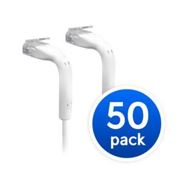 Ubiquiti UniFi Patch Cable Cat6 Ethernet Cable 0 22m White 50 Pack U CABLE PATCH RJ45 50