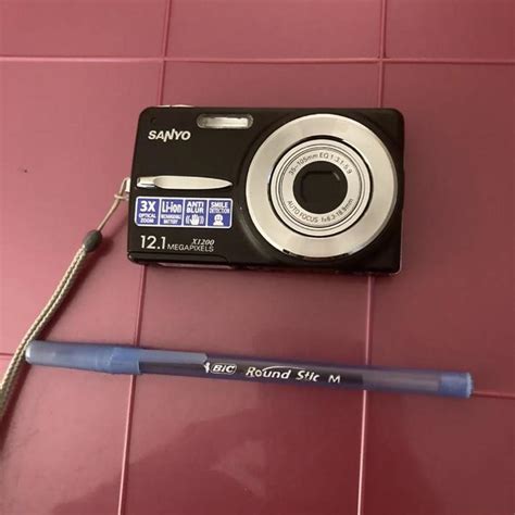 Sanyo Vpc X1200 Black 121 Mp Slim Line Ultra Depop