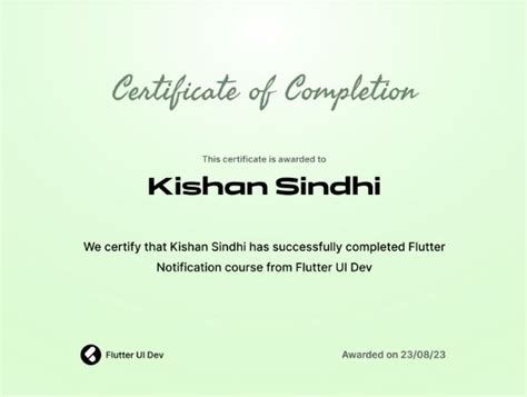Kishan Sindhi On Linkedin Flutterdevelopment Firebasemessaging Awesomenotification