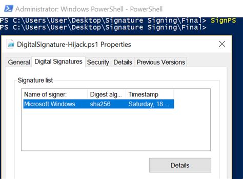 Digital Signature Hijack Powershell Scripts For Digital Signature Hijacking Pentesttools