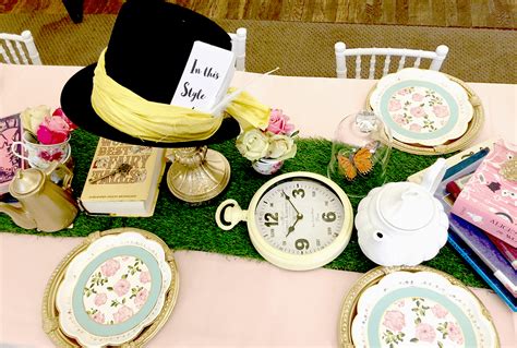 Alice In Wonderland Tea Party Table