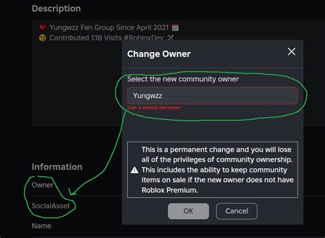 Incorrect Owner Display And Missing Group Permissions Other Bugs Developer Forum Roblox