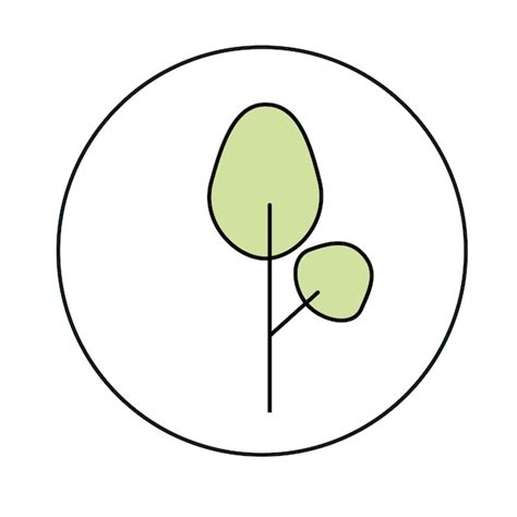 Premium Vector Tree Linear Color Vector Icon