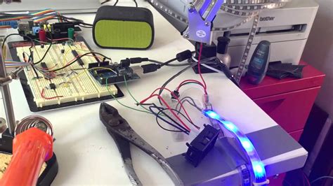 Arduino Uno Mozzi And Fastled Youtube