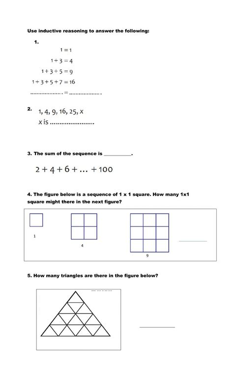 Free Inductive Reasoning Worksheet Download Free Inductive Reasoning Worksheet Png Images Free