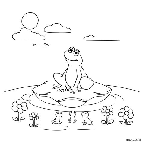 Froggy Days Coloring