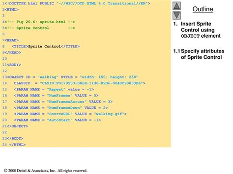 Ppt Chapter 20 Dynamic Html Path Sequencer And Sprite Activex