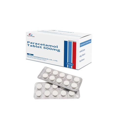 Paracetamol Tablet Acetaminophen Tablets 100mg 500mg Paracetamol