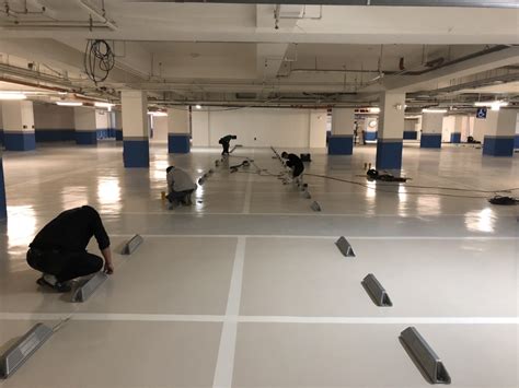 車輪檔安裝完工實照 穎辰國際 充電樁設備客製化停車場設備智能停車管理pu兒童防護