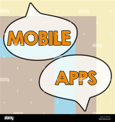 Text Caption Presenting Mobile Apps Conceptual Photo A Software Application Designed To Run On