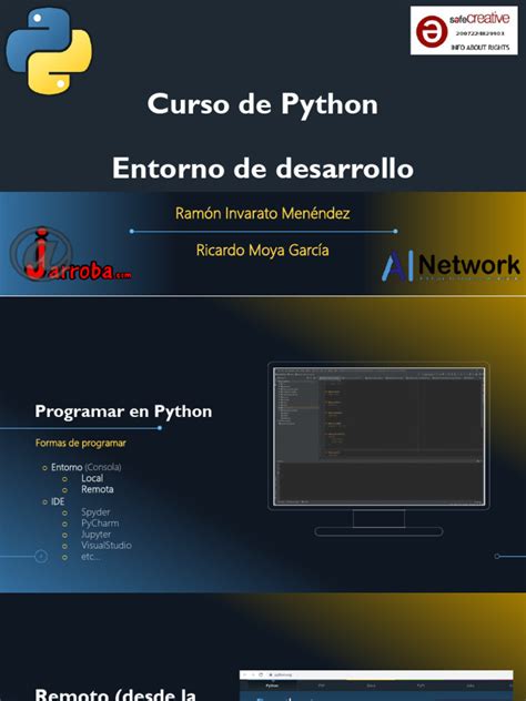 0 entorno de desarrollo python pdf python lenguaje de programación