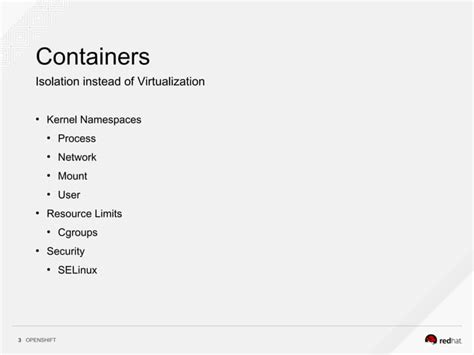 openshift build deploy and manage open standard containers ppt