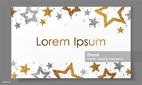 금색 은색 반짝임 반짝이 그림자가 있는 흰 종이에 텍스트를 위한 공간이 있는 배너 벡터 그림입니다 포스터 결혼식 초대장 졸업장 파티 웹 카드 요소 건설 프레임에 대한 스톡
