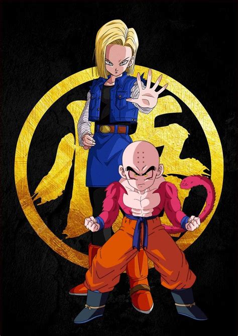 Ssj4 Krillin And Android 18 By Prialtail On Deviantart