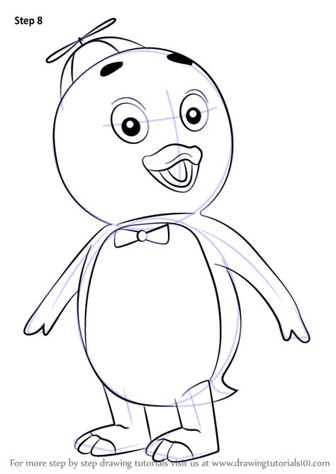 Learn How To Draw Pablo From The Backyardigans The Backyardigans Step