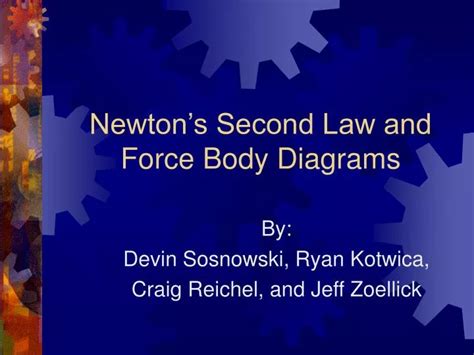 PPT Understanding Newton S Second Law And Force Body Diagrams PowerPoint Presentation ID