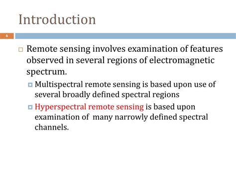 Ppt Hyperspectral Remote Sensing Powerpoint Presentation Free Download Id2021940