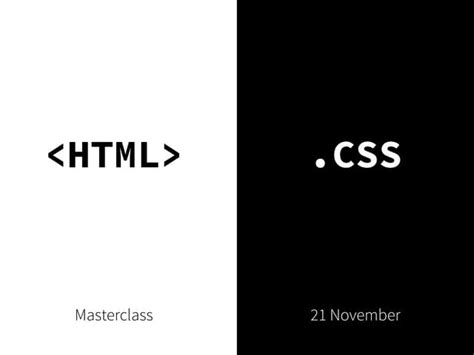 Html And Css Masterclass Ppt