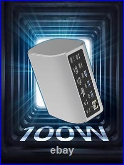 Docking Station Usb C Dock Dual Monitor K Laptop Dock Gray In Gbps M Usb Docking