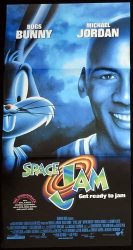 Space Jam Original Daybill Movie Poster Bugs Bunny Michael Jordan Ebay